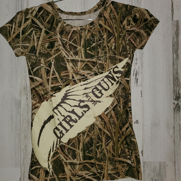 girls with guns | Tops | Camo Girls With Guns Tshirt | Poshmark